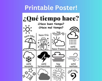 Español Bingo Game Printable Spanish Bingo Spanish Basics - Etsy