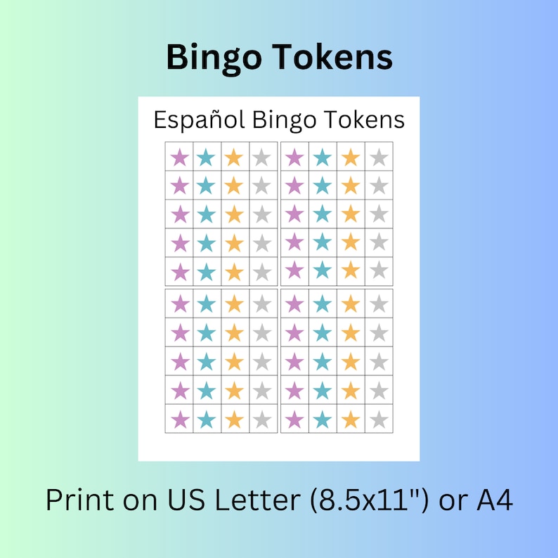 Español Bingo Game Printable, Spanish Bingo, Spanish Basics, Spanish ...