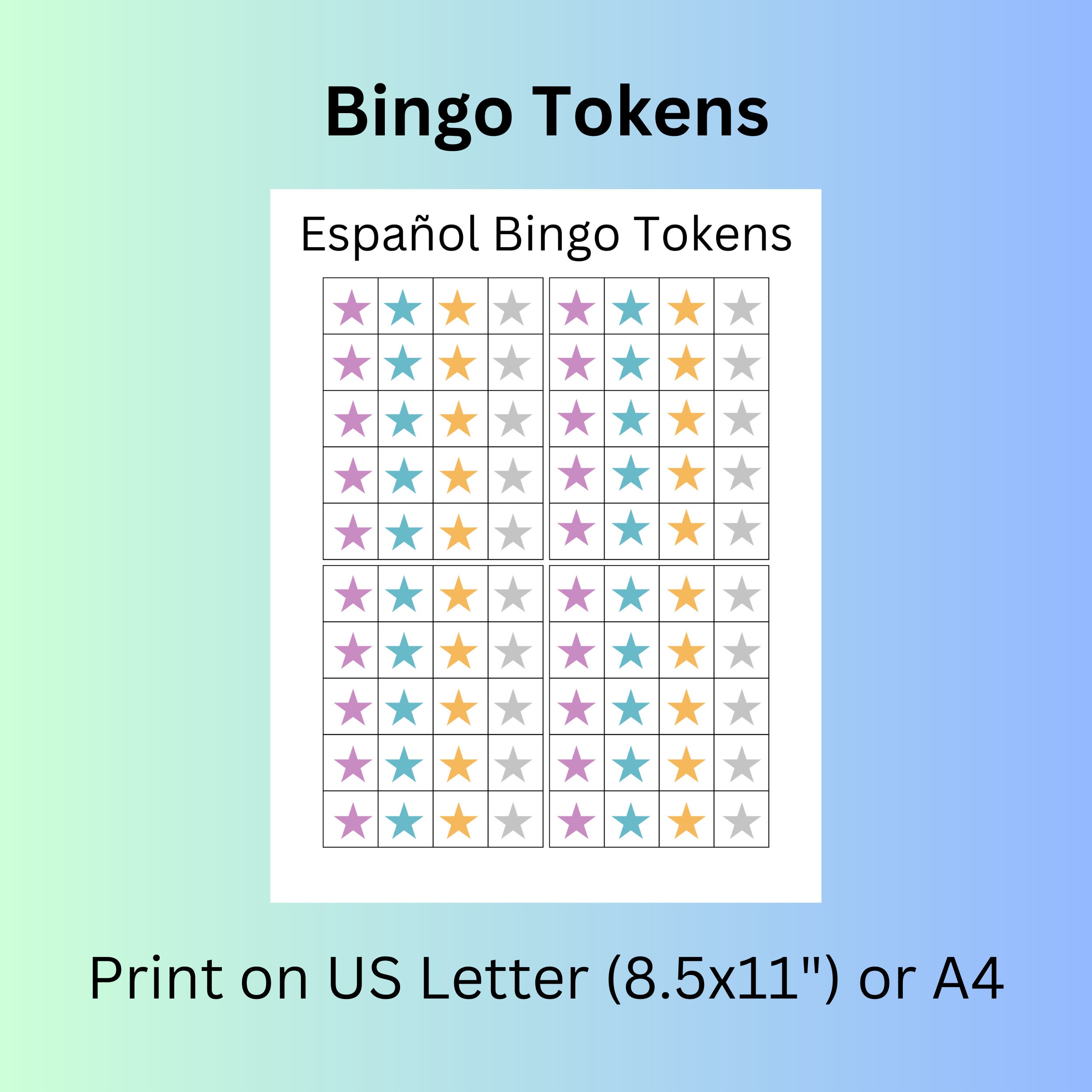Español Bingo Game Printable, Spanish Bingo, Spanish Basics, Spanish ...