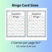 Español Bingo Game Printable, Spanish Bingo, Spanish Basics, Spanish ...