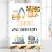 Editable Construction Welcome to Sign, Construction Boys Birthday ...