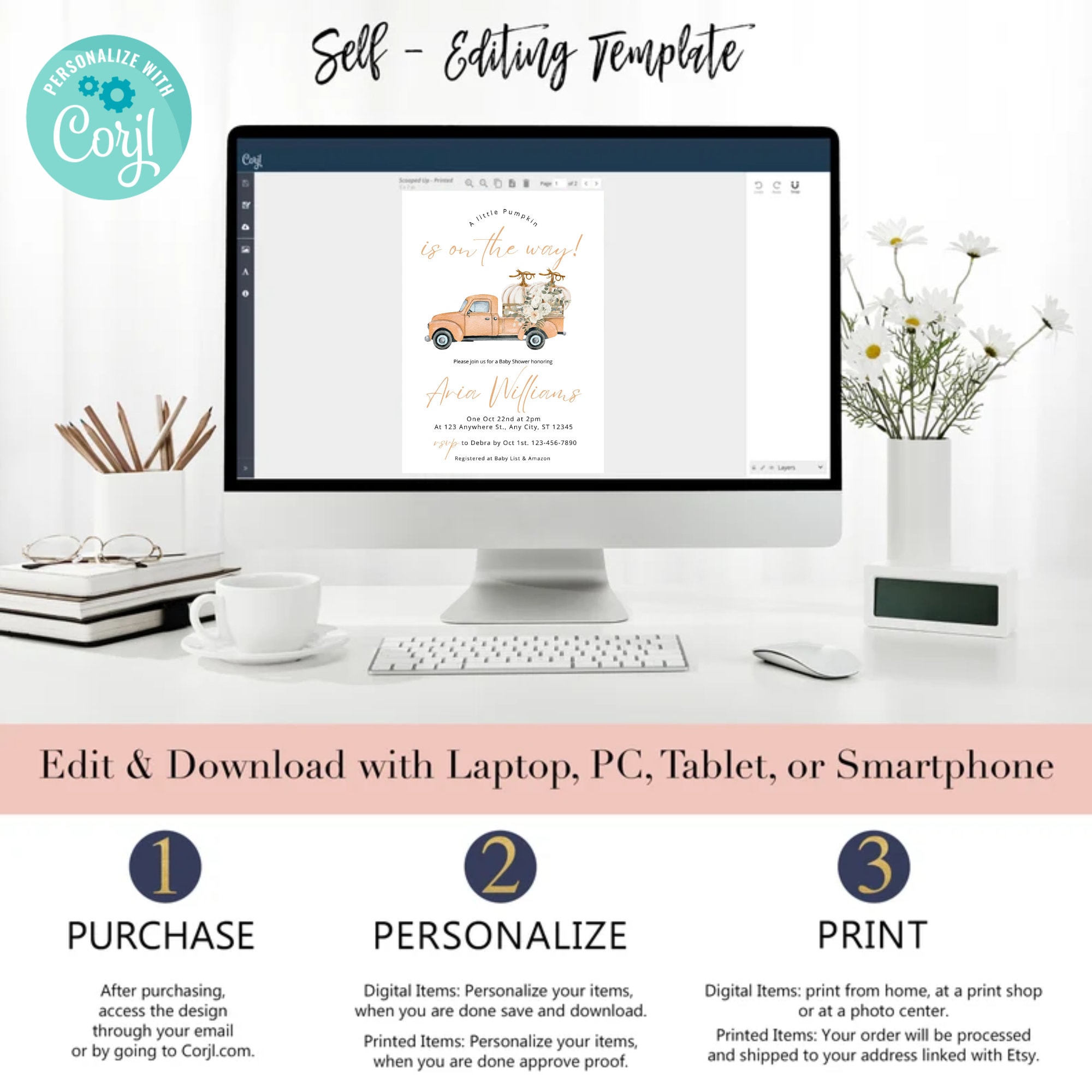 EDITABLE Un pequeño letrero de rifa de pañales para fiesta de - Etsy México