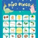 Bingo, Dinosaur Party Bingo, Birthday Game, Boys Party, Girls Party ...