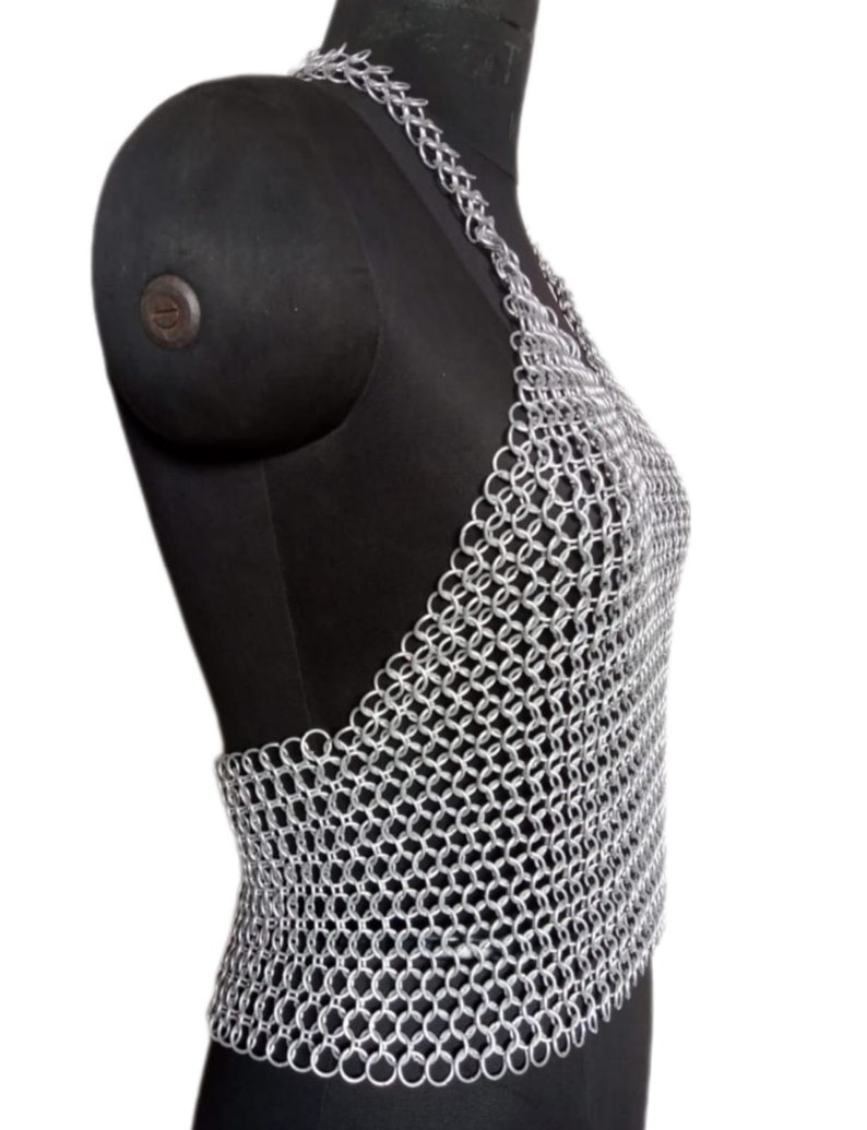 Medieval Chainmail Butted Sexy Top Aluminium Girls Costume - Etsy