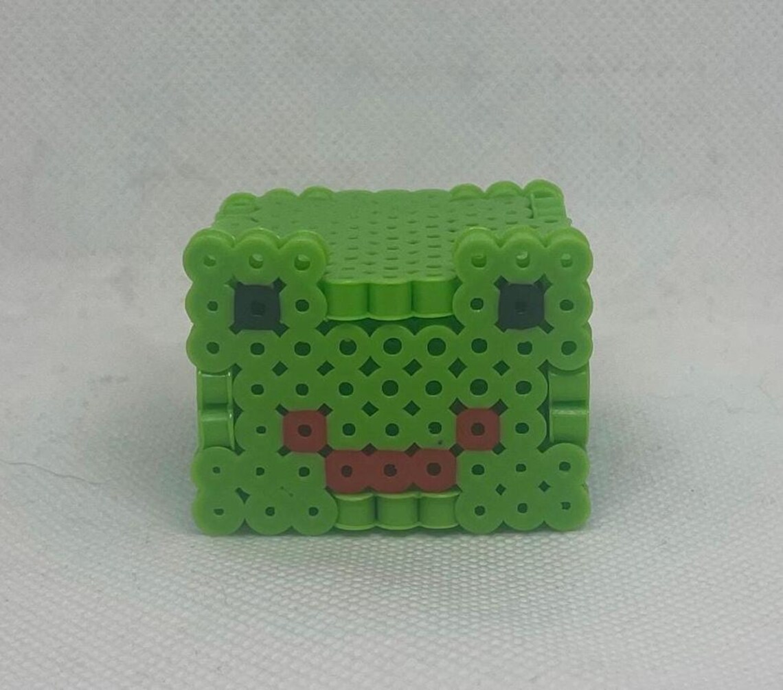 3-D Perler Bead Frog - Etsy