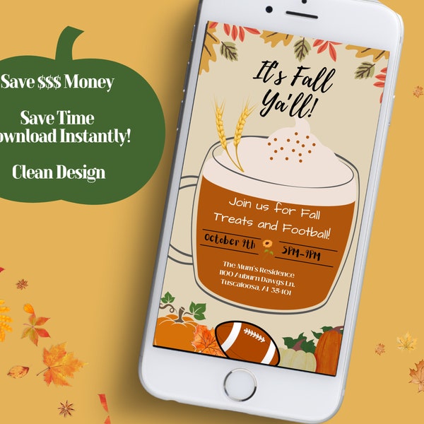 Fall Gathering Invitation - Etsy