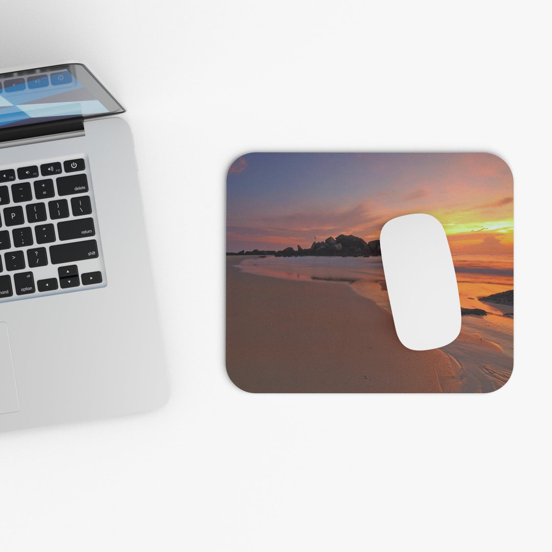 Sunset Beach Aesthetic Desk Mat Y2K Desk Accessory Cute - Etsy
