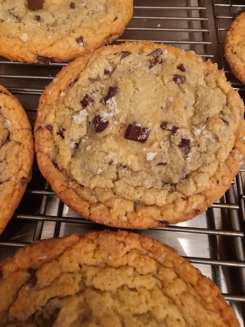 Large Gourmet Chocolate Chunk Cookies, Handmade, Decadent Snack ...