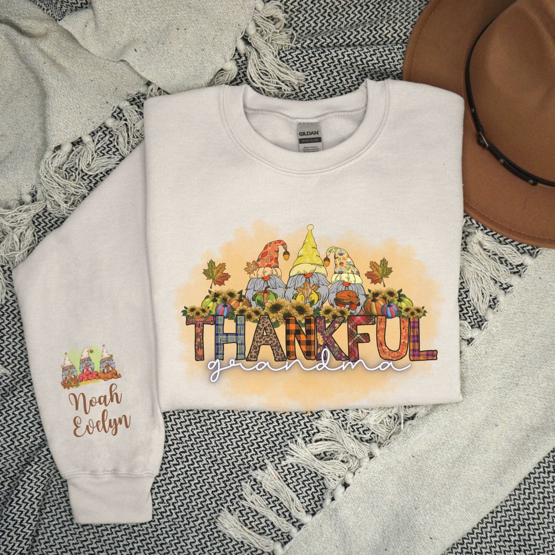 Custom Thankful Grateful Grandma Fall Gnomes Personalized - Etsy
