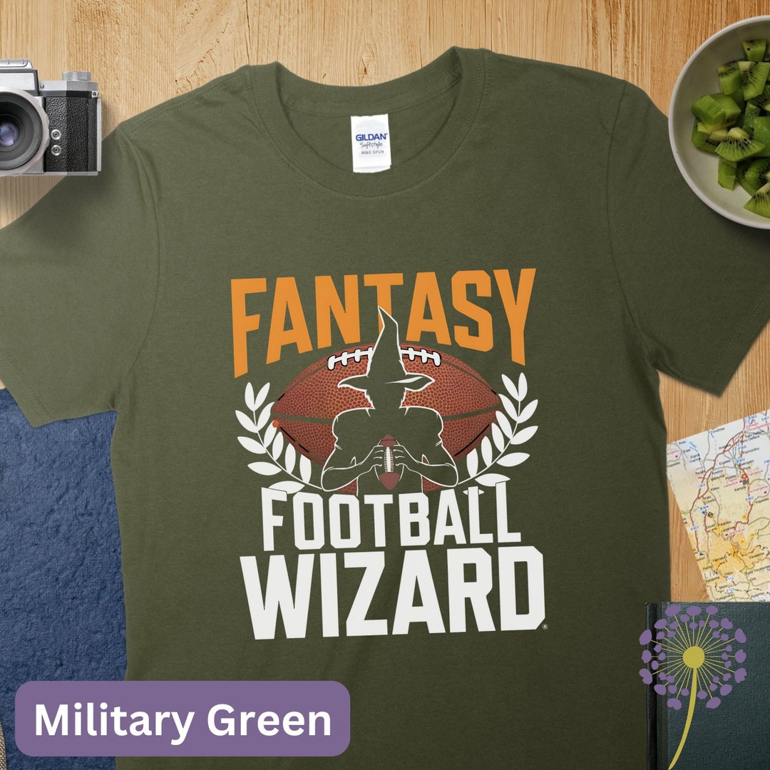 Stand Out as the Fantasy Football Wizard With This Tee Great Birthday ...