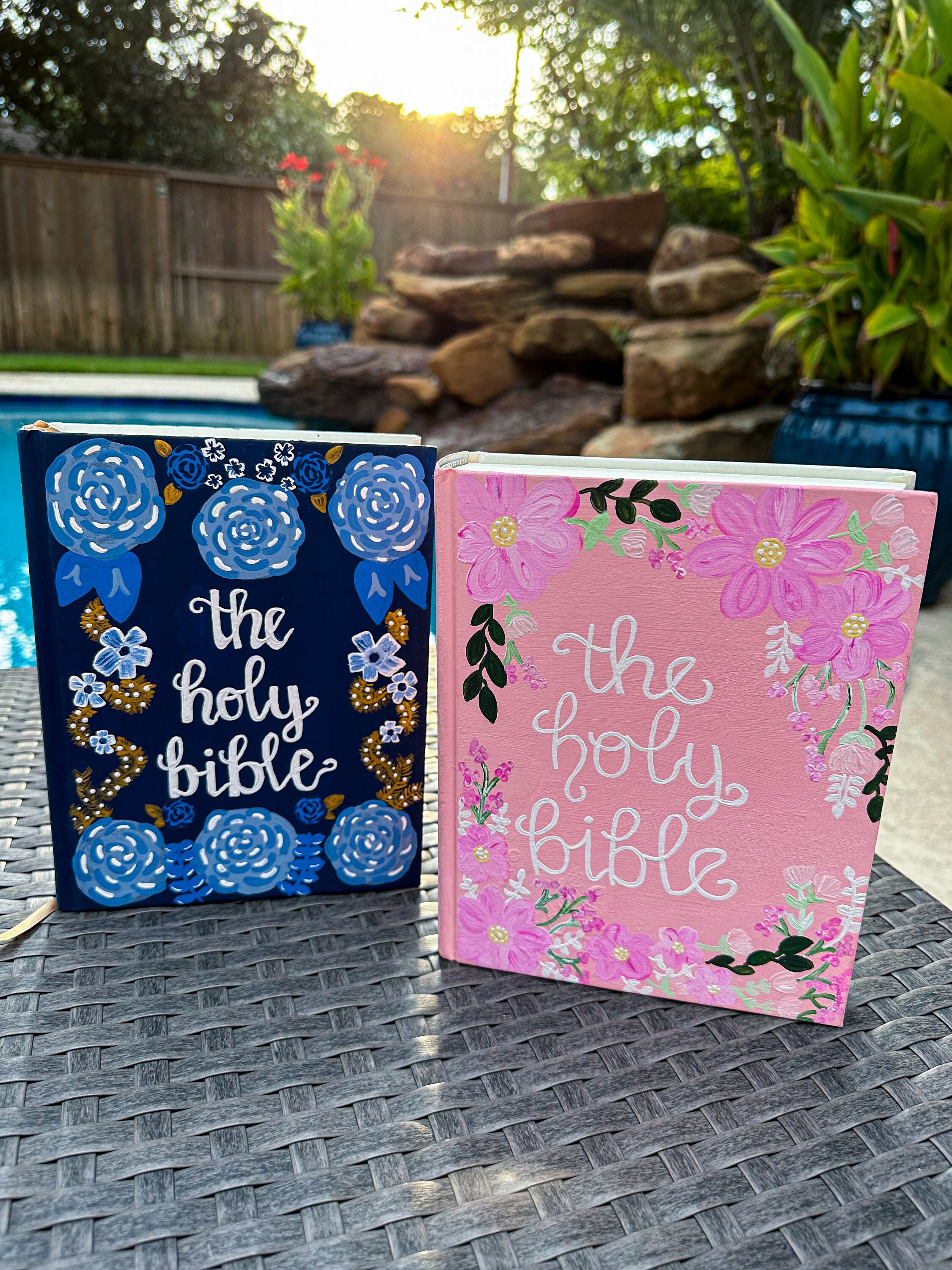 Custom Painted Bible - Etsy