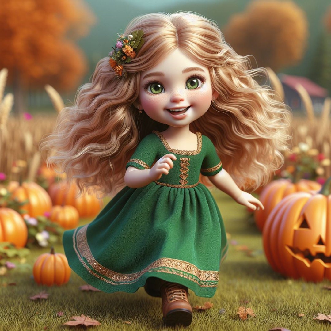 30+ Autumn Cute Girl Prompts on Bing AI Image Creator - Etsy