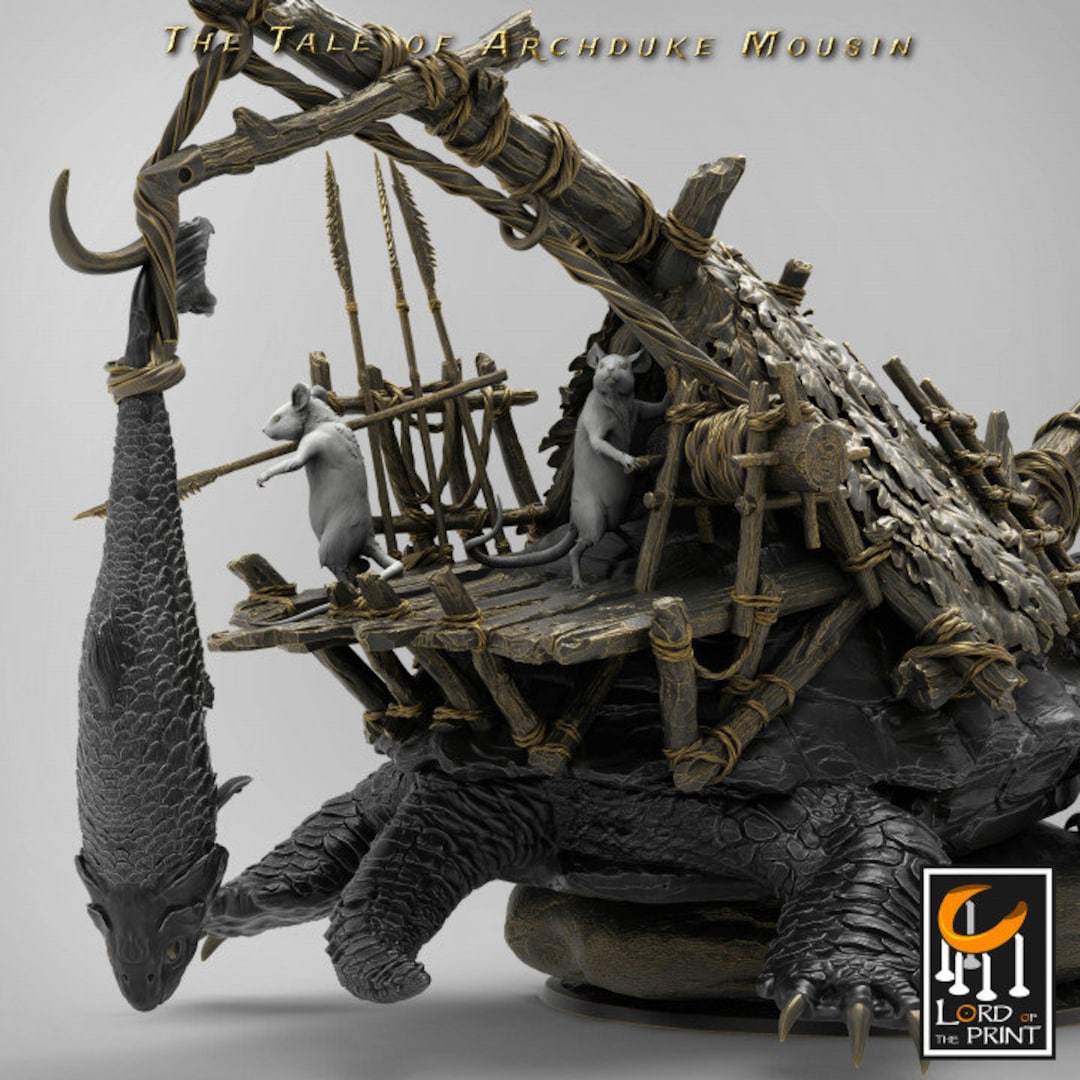 The Tale of Archduke Mousin Turtle Home W/mice - Etsy