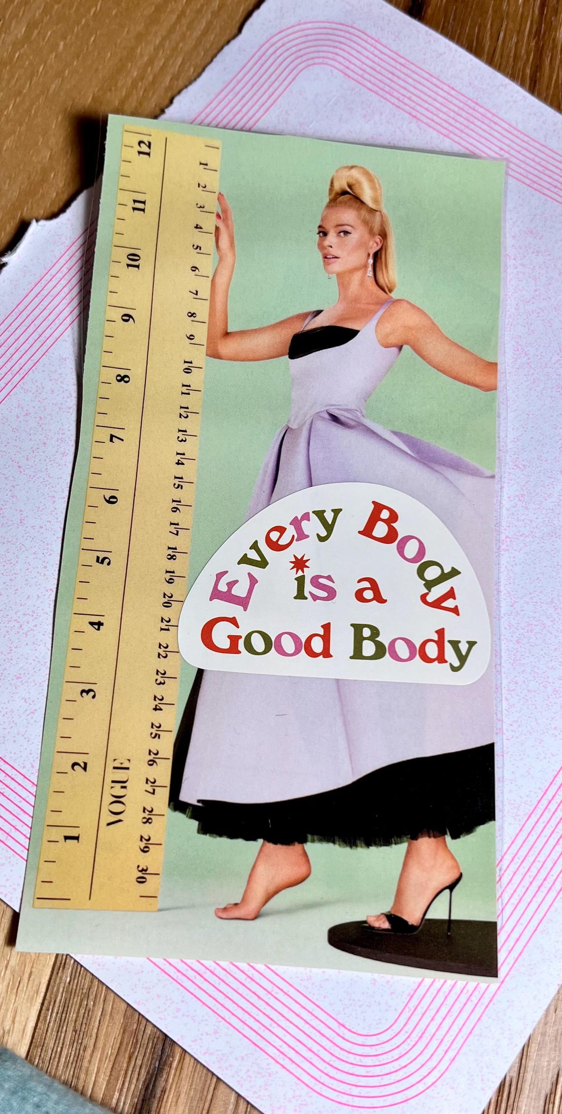 Margot Robbie | Every Body is Good Bookmark - Etsy