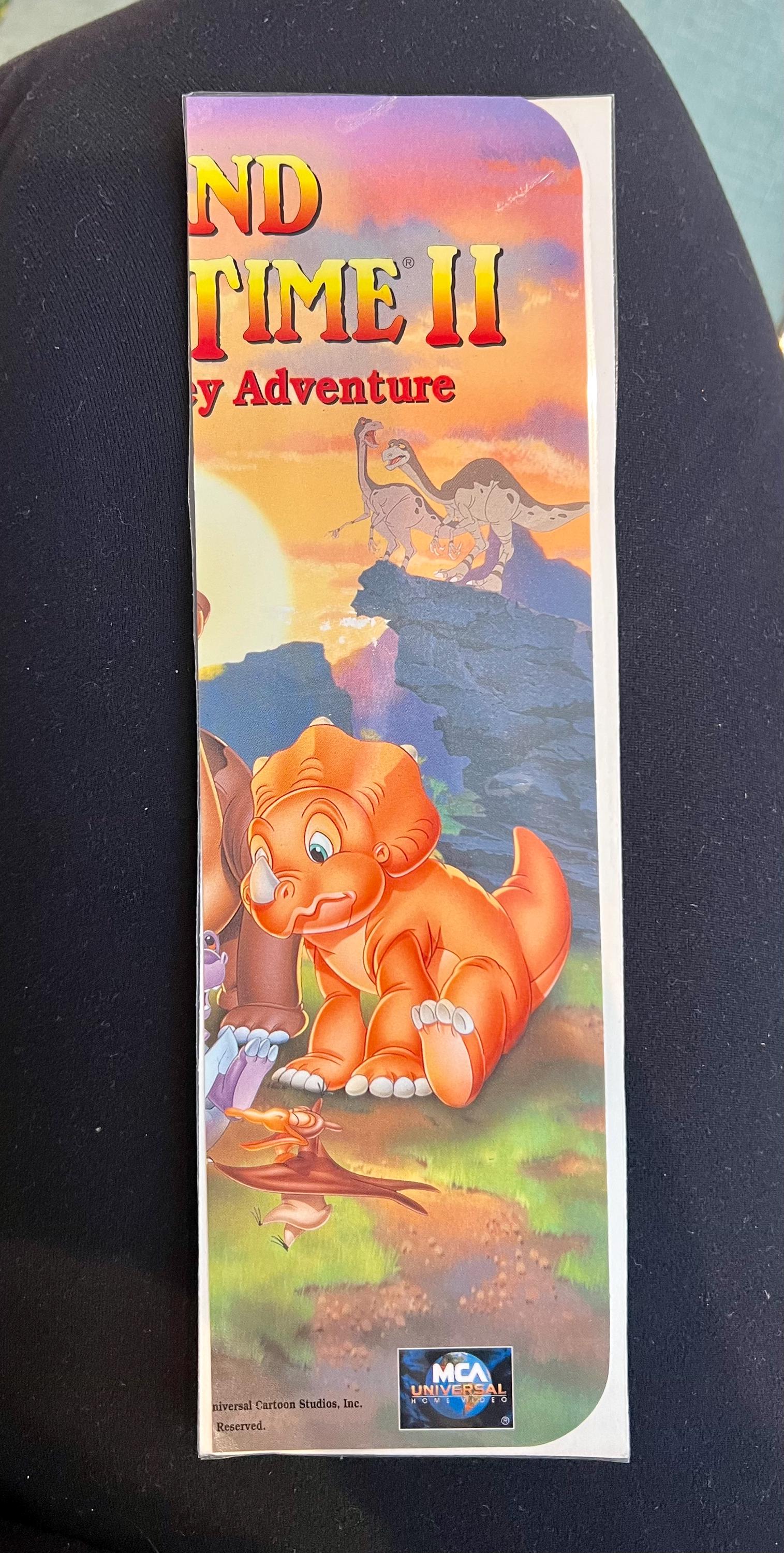 The Land Before Time II (VHS) Bookmark - Etsy