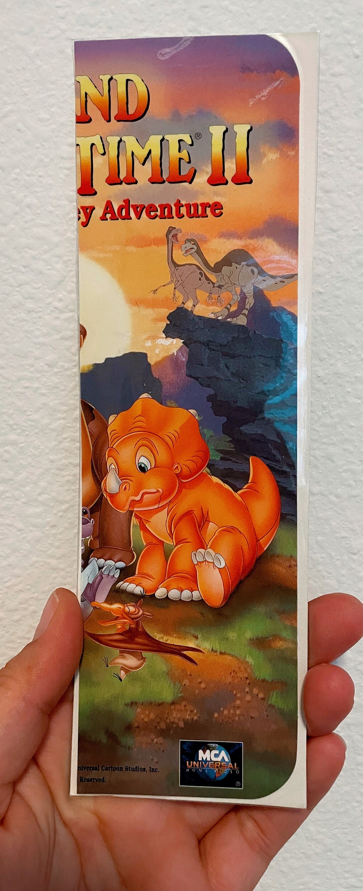 The Land Before Time II: the Great Valley Adventure Bookmark - Etsy