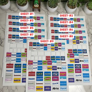 The Pocket Pharmacy Stickers for the Medimate 1 & 2 Pill Case Stickers ...