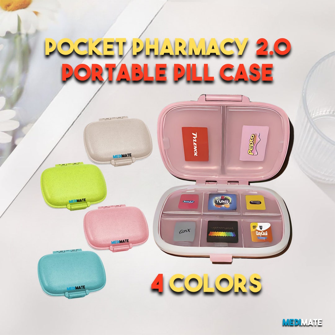 The Pocket Pharmacy 2.0, DIY Custom Pill Case, Pill Box Organizer, Mini ...