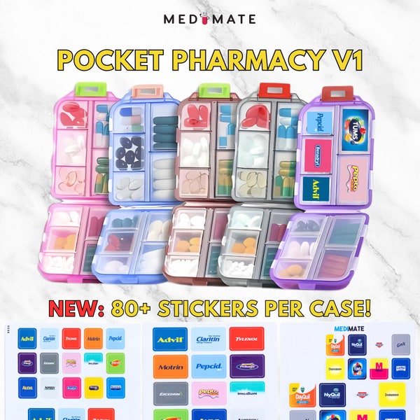Stickers for Pill Pack - Etsy