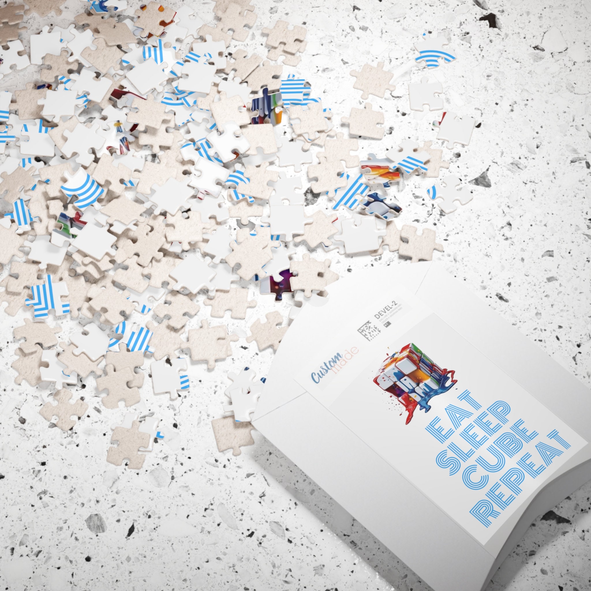 Speedcuber Rubiks Cube Inspired Jigsaw Puzzle (110, 252, 500, 1014 ...
