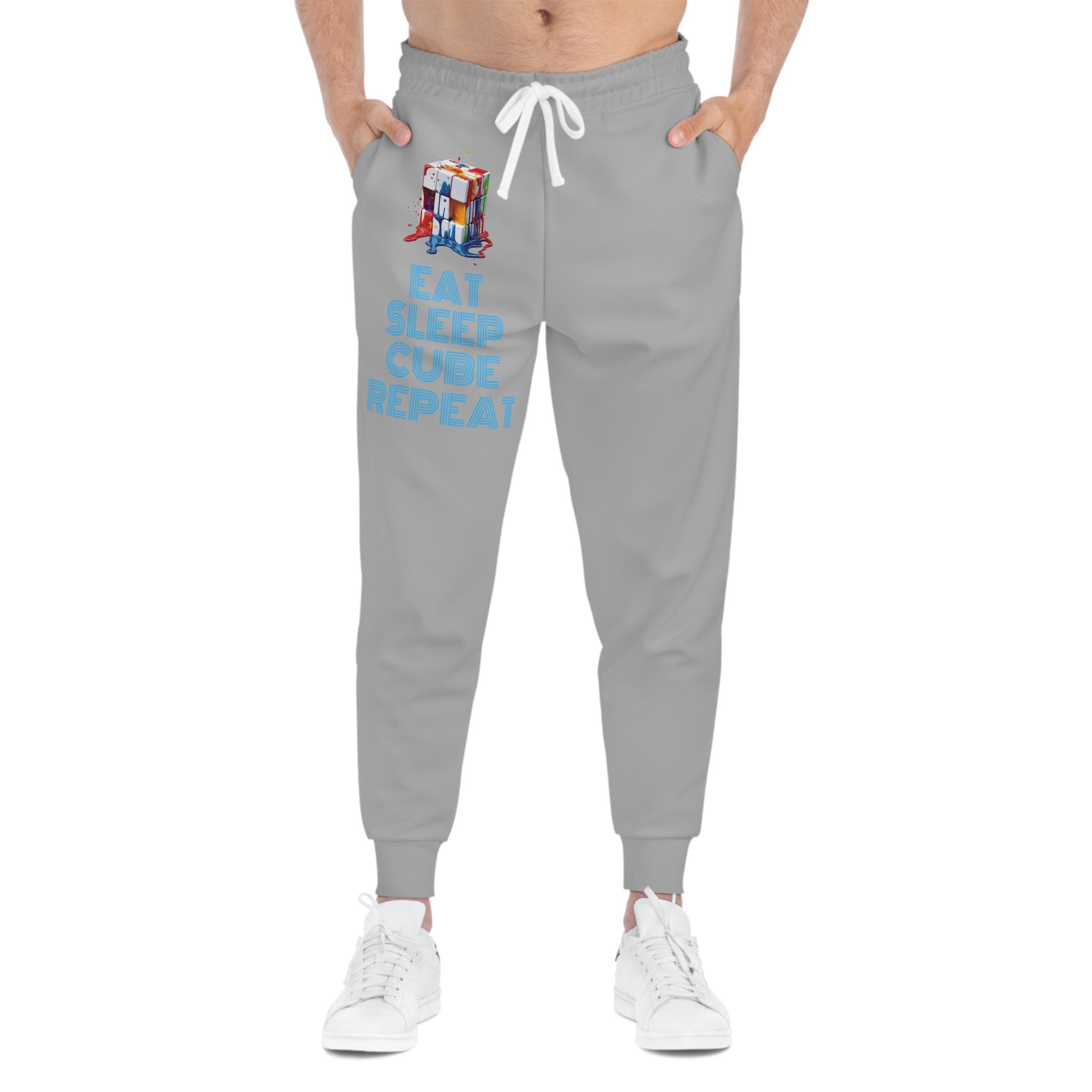 Speed Cuber Rubiks Cube Inspired Athletic Joggers Christmas Cozy ...