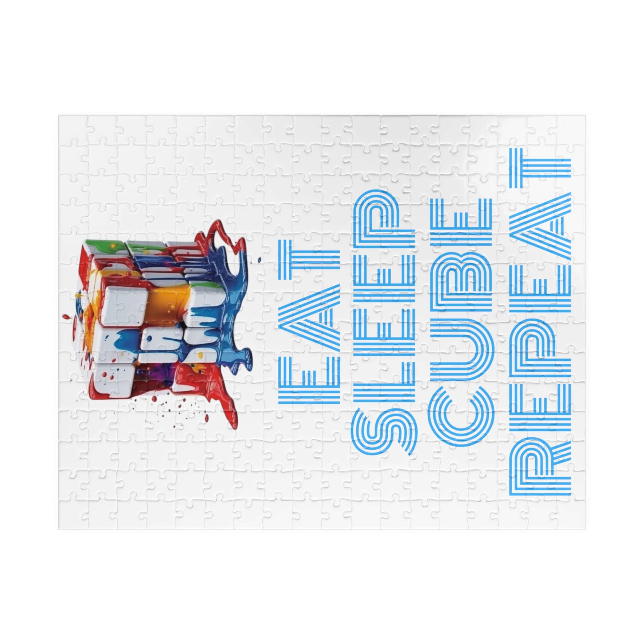Speedcuber Rubiks Cube Inspired Jigsaw Puzzle (110, 252, 500, 1014 ...