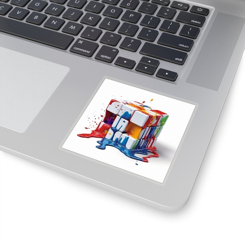 Speedcuber Rubiks Cube Inspired Stickers, Laptop Sticker, Bumper ...