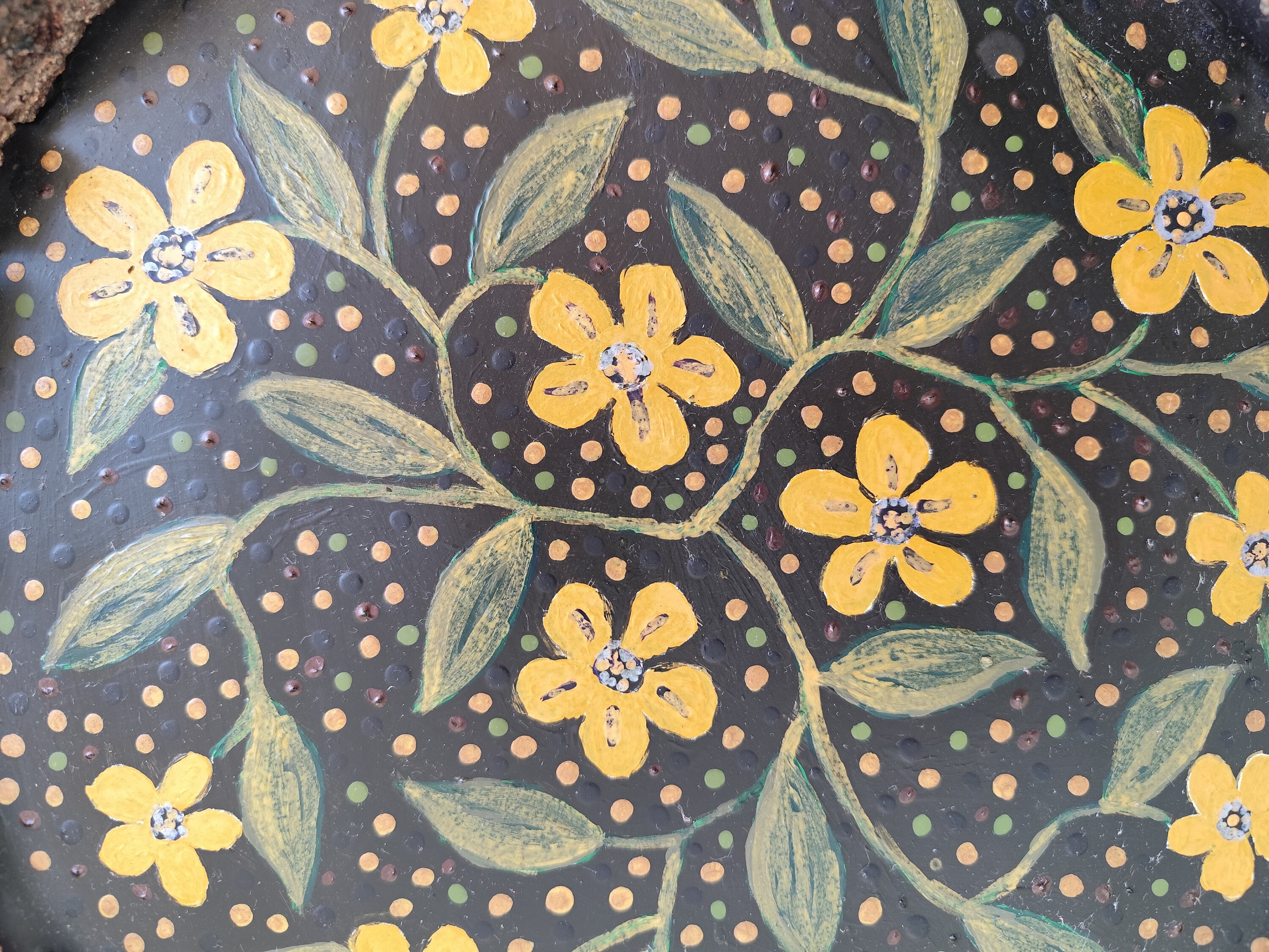 Whispers Beneath the Bark – Handpainted Decorative Plate by Anna ...