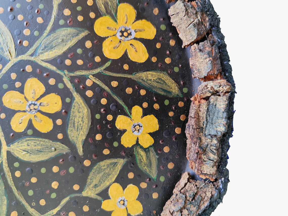 Whispers Beneath the Bark – Handpainted Decorative Plate by Anna ...