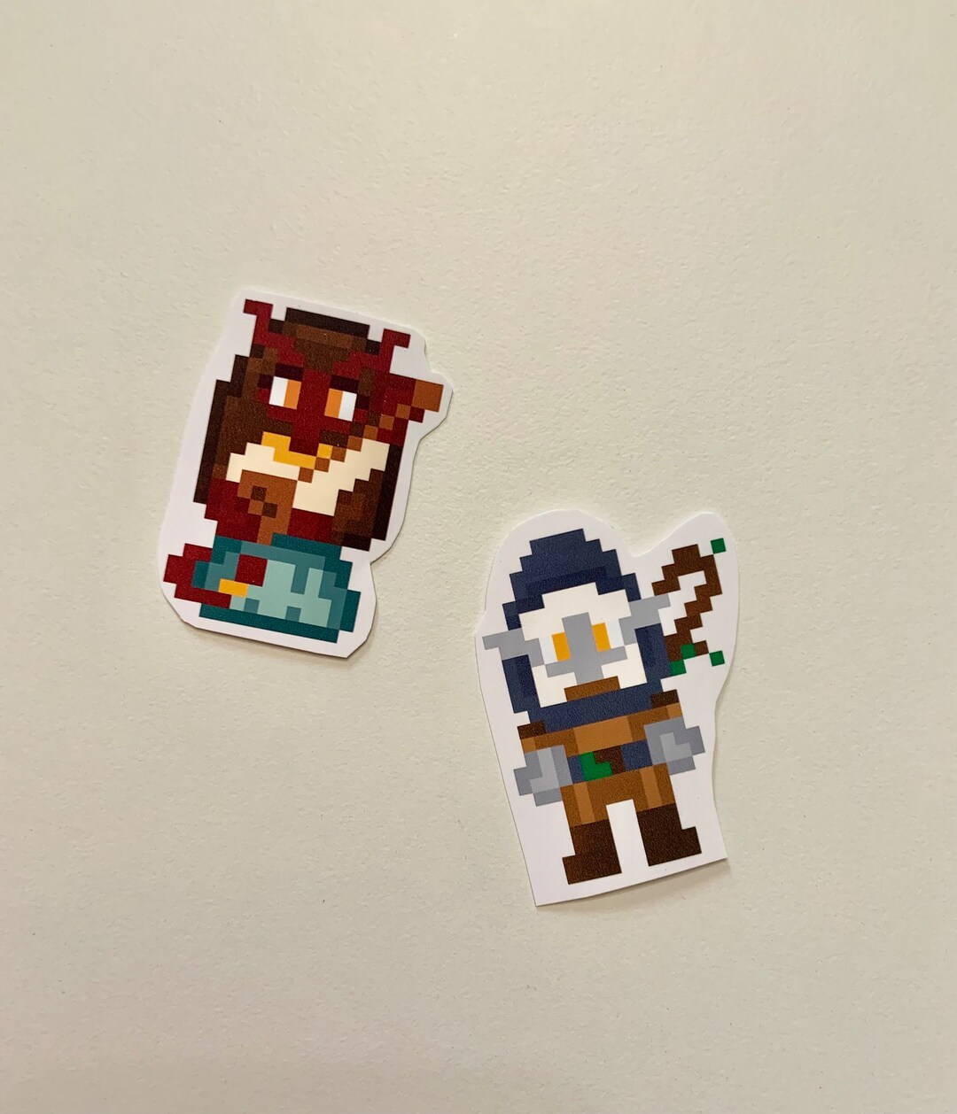 Custom Dnd / BG3 Tav / Original Character Sticker, Pixel Style Sticker ...