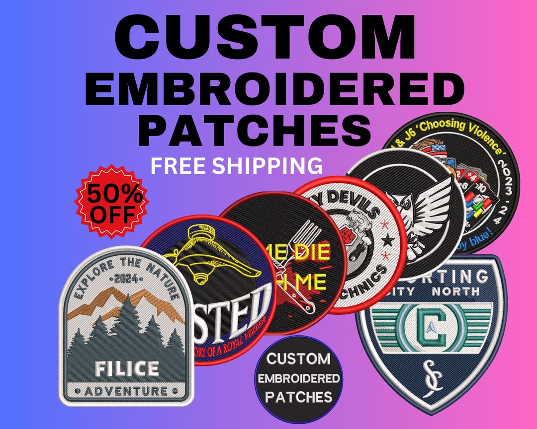 Custom Embroidery Patches , Custom Logo Patches , Custom Iron on ...