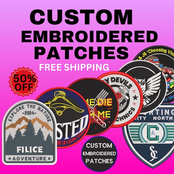 Custom Iron on Patch - Etsy