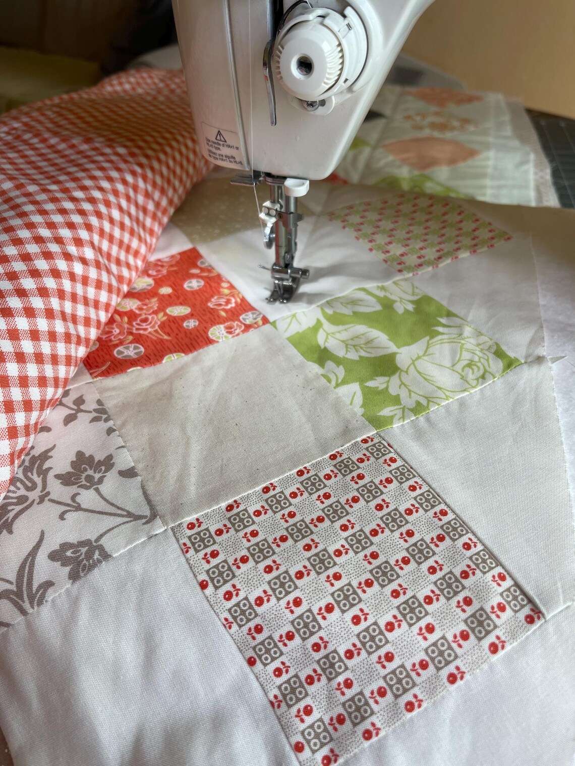 4 Inch Squares on Point Quilt Pattern – Digital PDF, Beginner Friendly ...