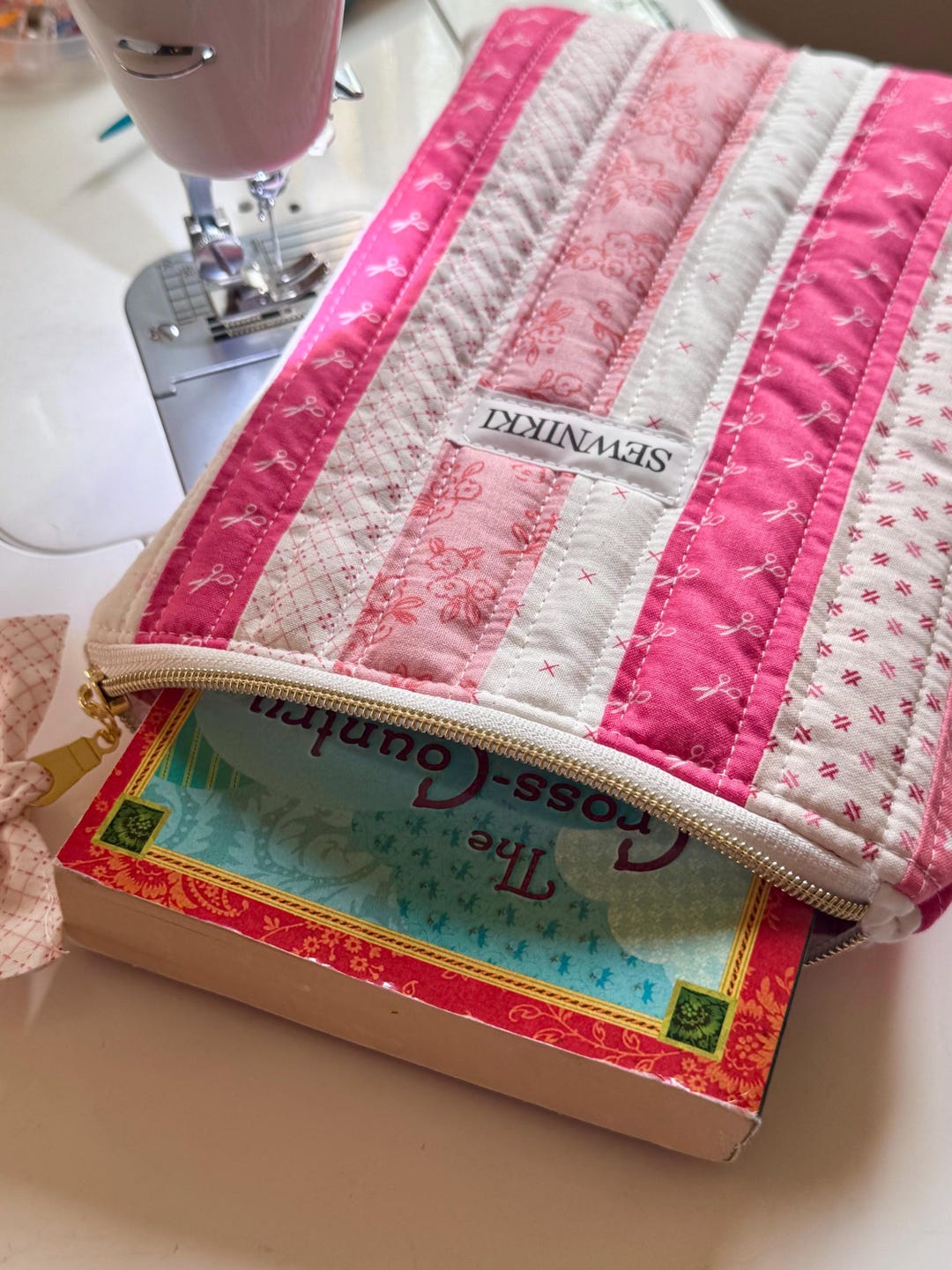 Patchwork Zippered Book Sleeve Sewing Pattern – Digital Download - Etsy