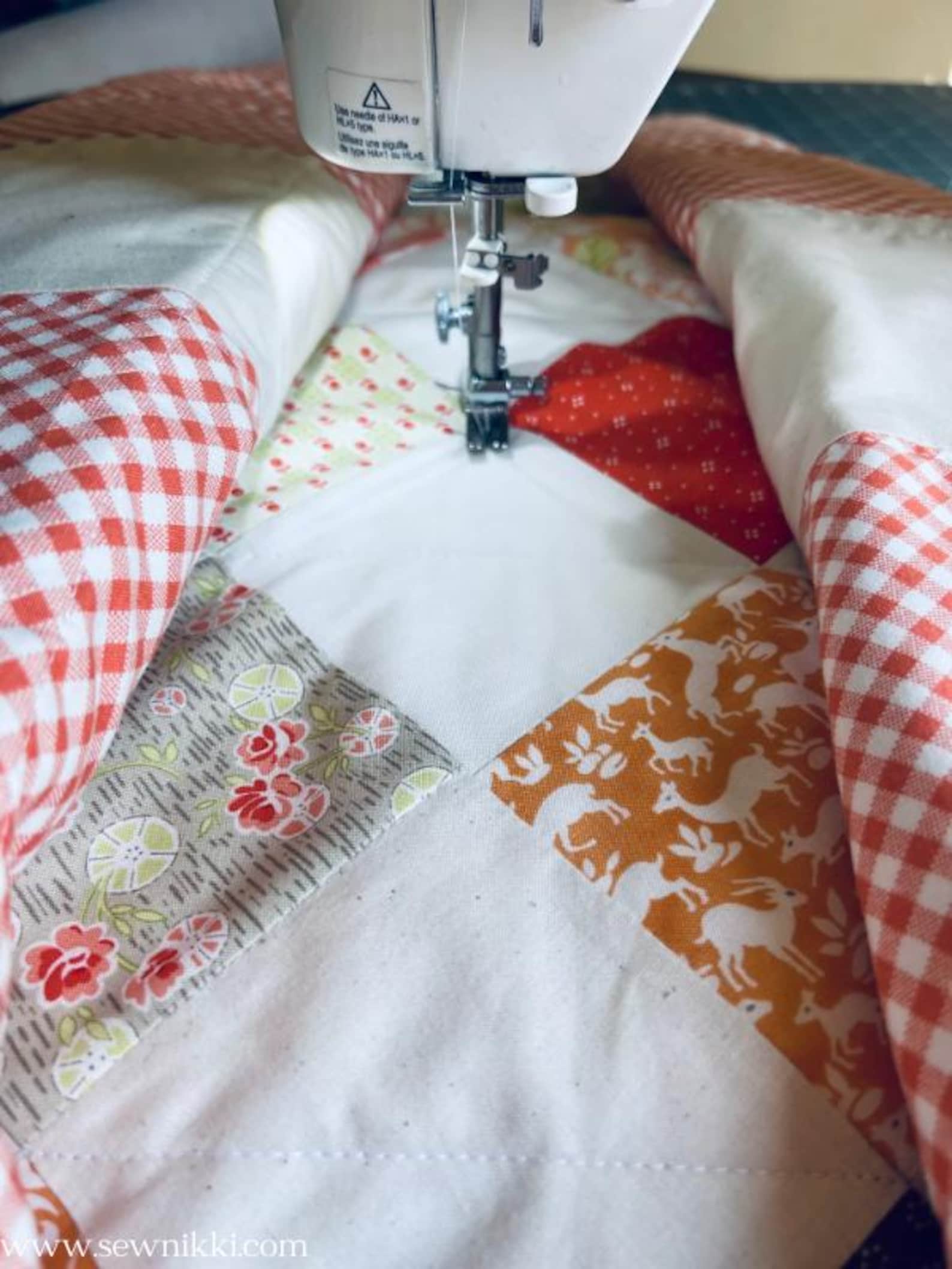 4 Inch Squares on Point Quilt Pattern – Digital PDF, Beginner Friendly ...