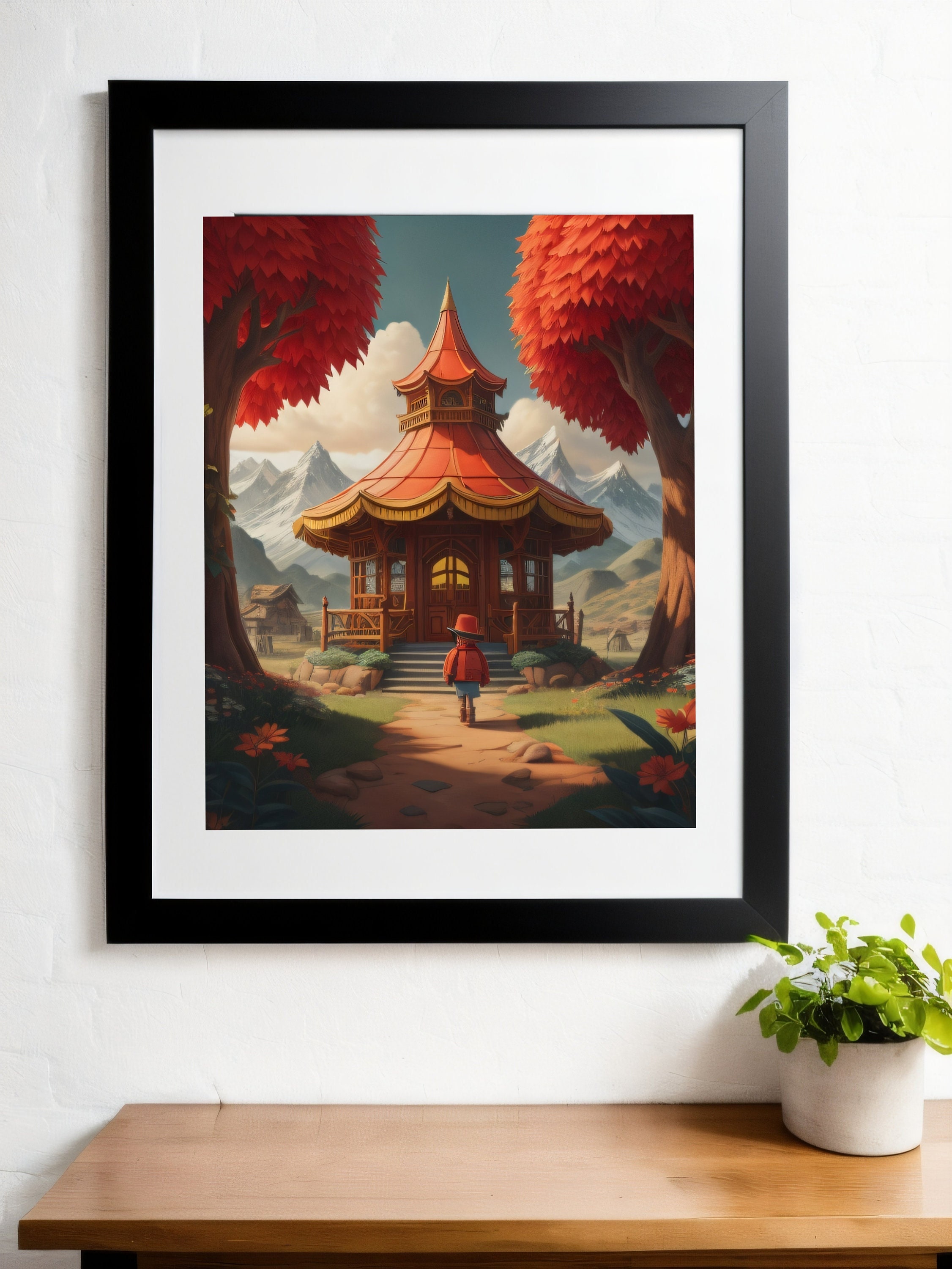 Denise the Red Villager - Etsy