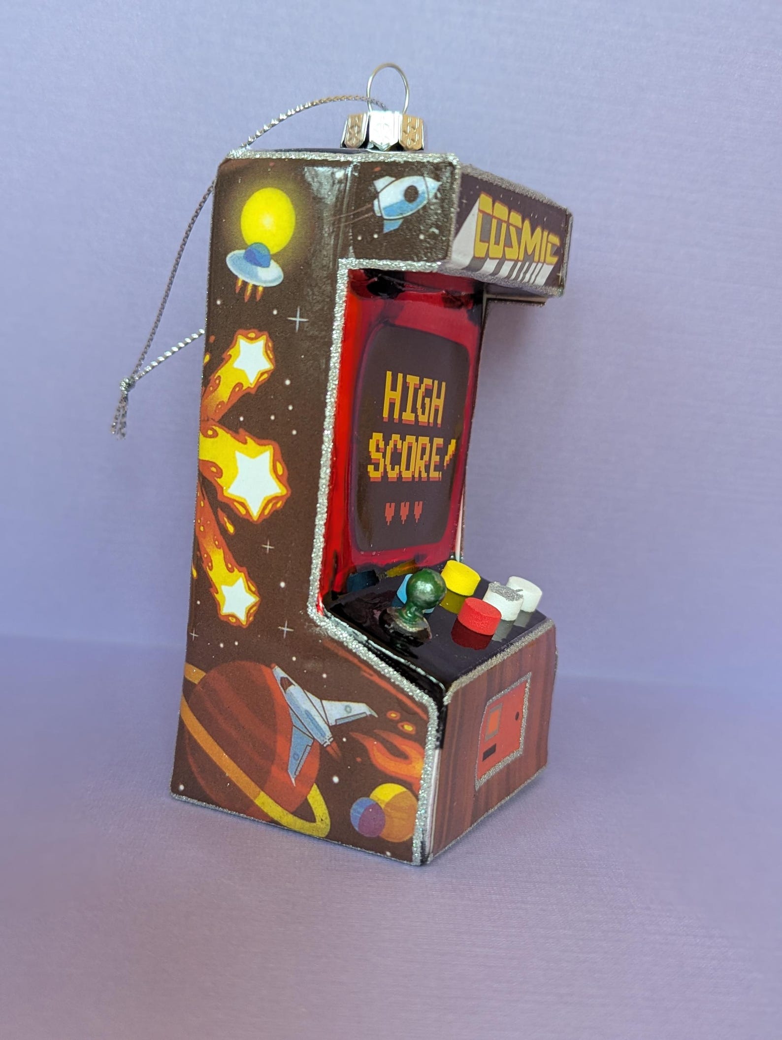Arcade Video Game Ornament, Glass Ornament for Christmas Tree - Etsy