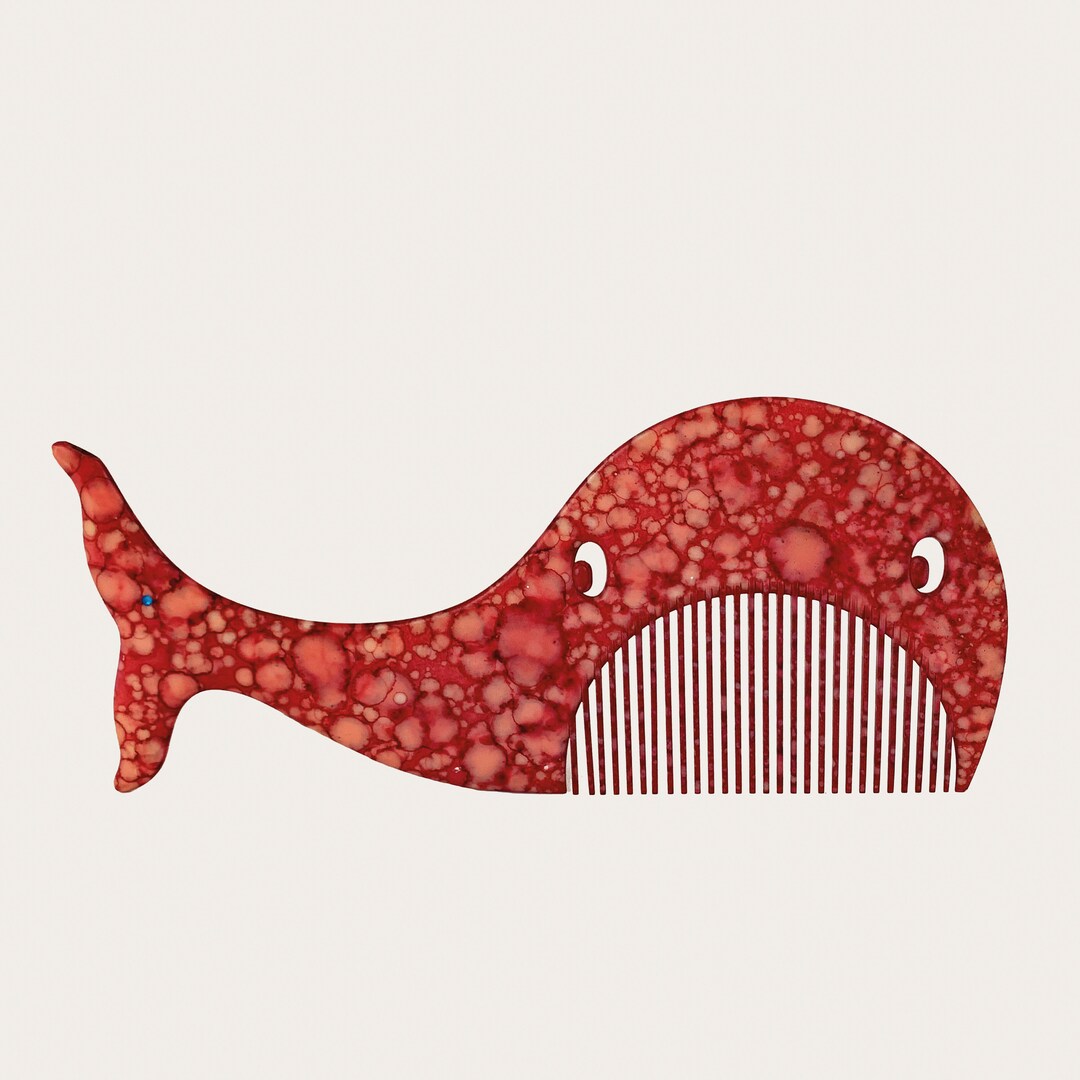 Zoomorphic Whale Giant Comb Pink - Etsy