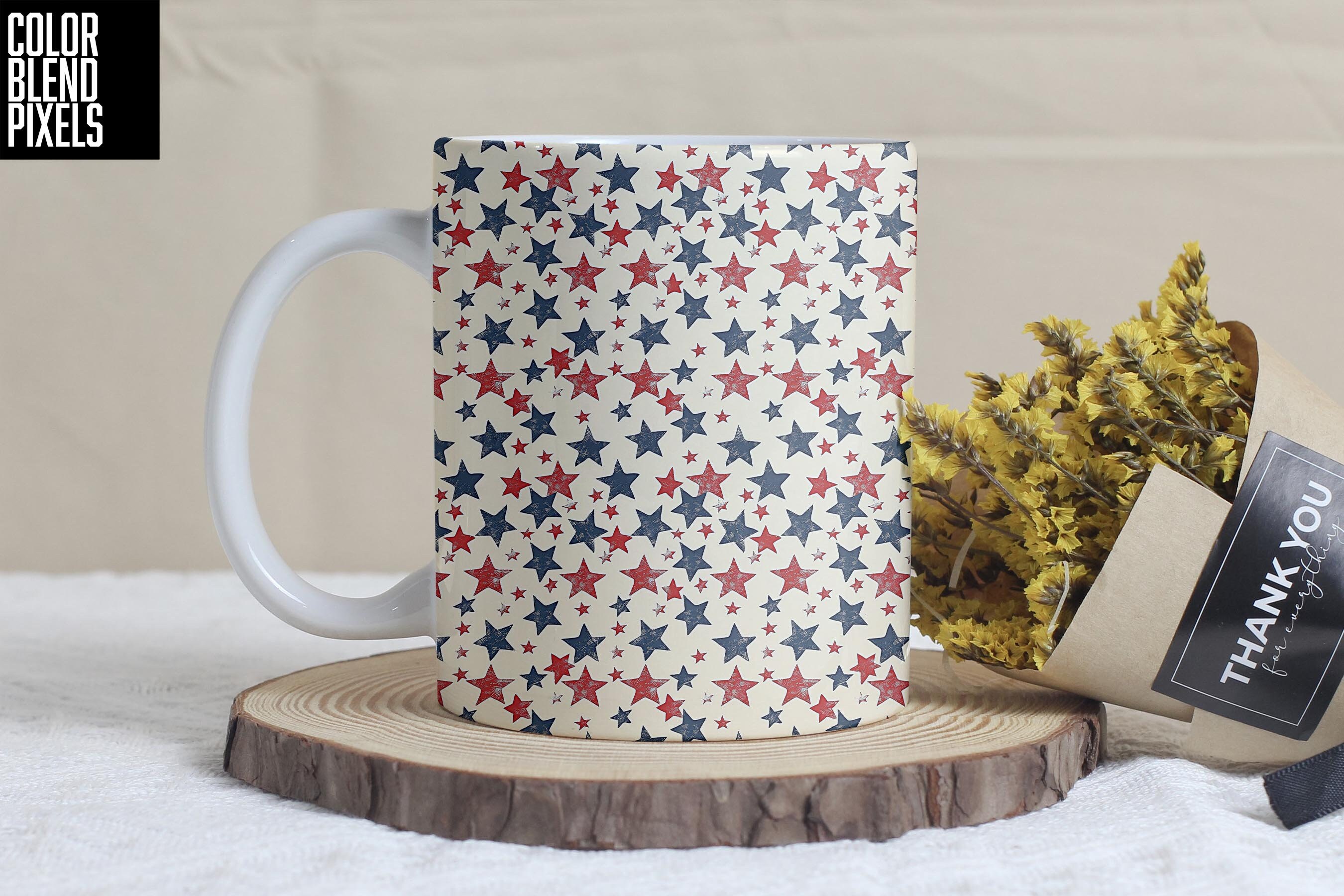 Patriotic Patterns, Red, White, and Blue Digital Paper Collection ...