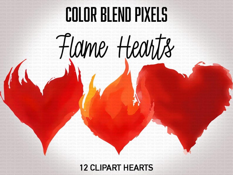 Flame Hearts, Love-filled Clip Art, Transparent Pngs, Valentine's Day ...