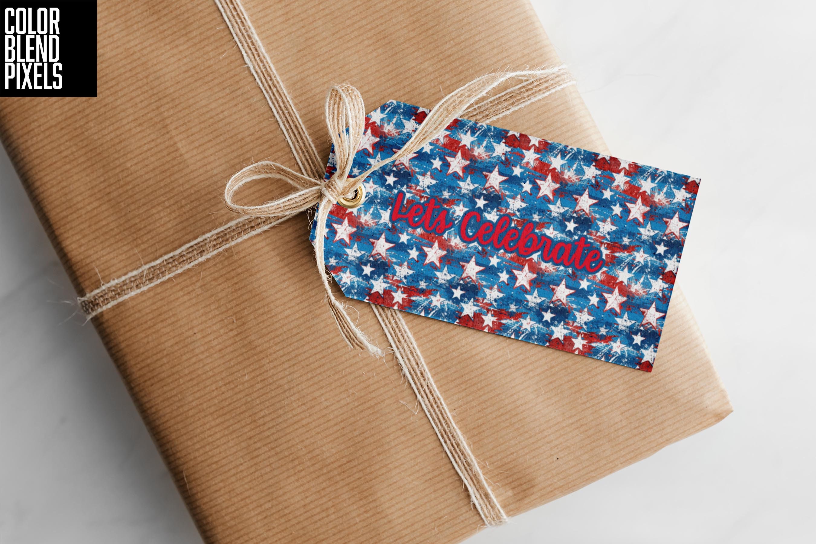 Patriotic Patterns, Red, White, and Blue Digital Paper Collection ...