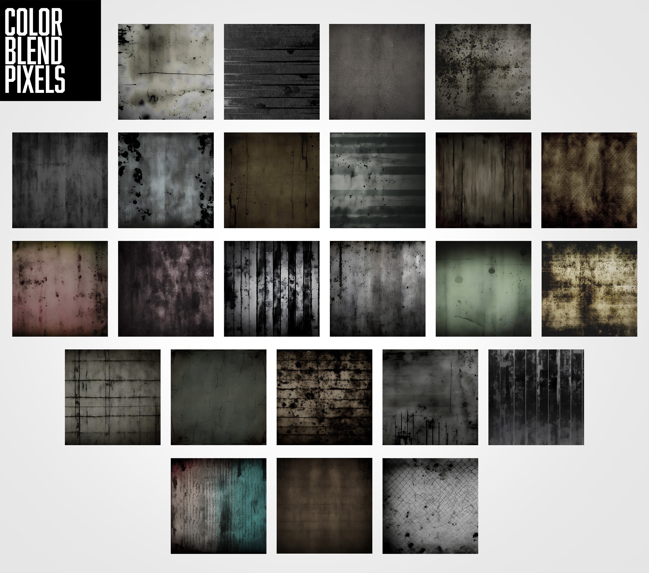 Grunge Texture Backgrounds Bundle - Instant Download Pack for Creative ...
