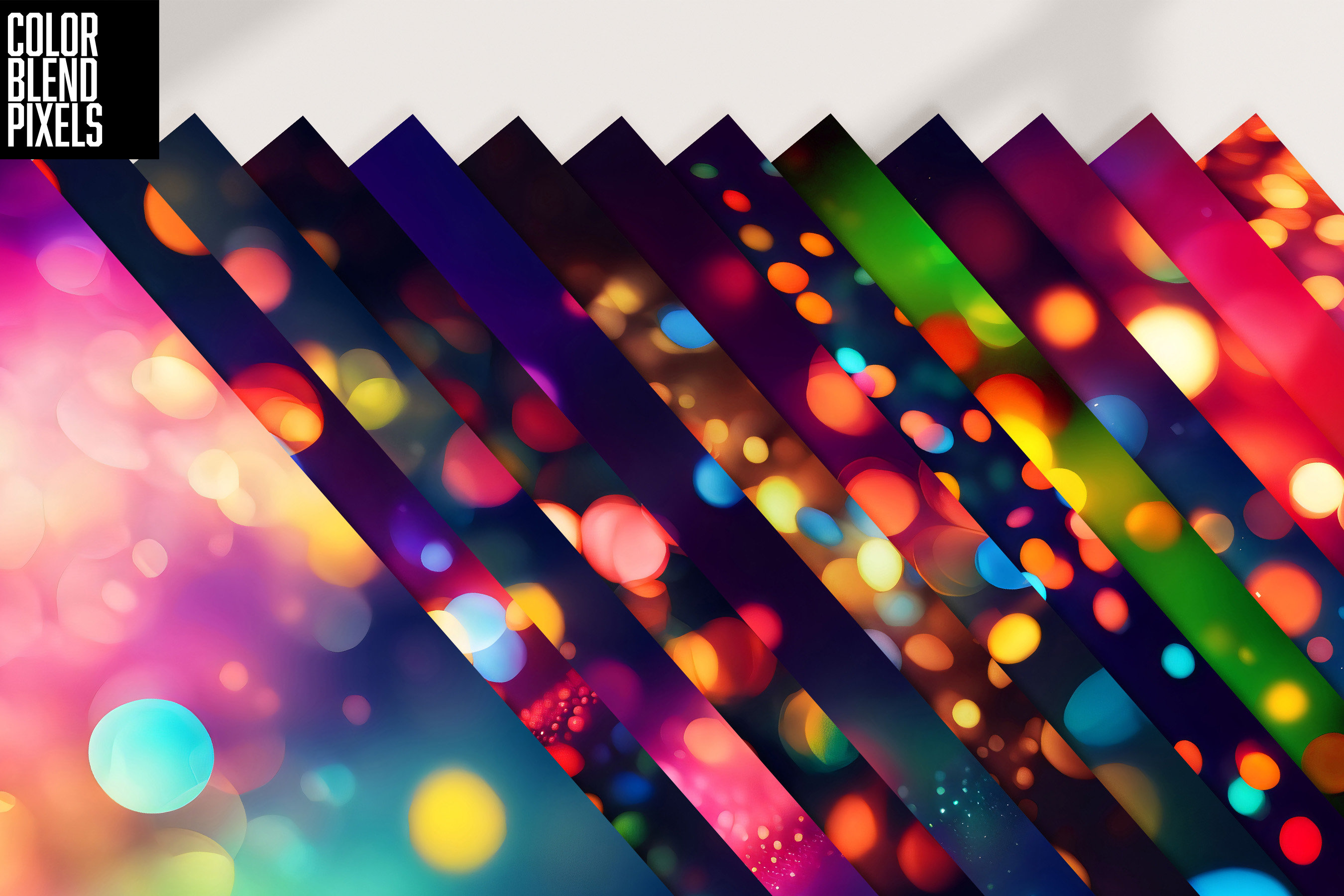 Colorful Bokeh Backgrounds Pack - Instant Download for Photography ...