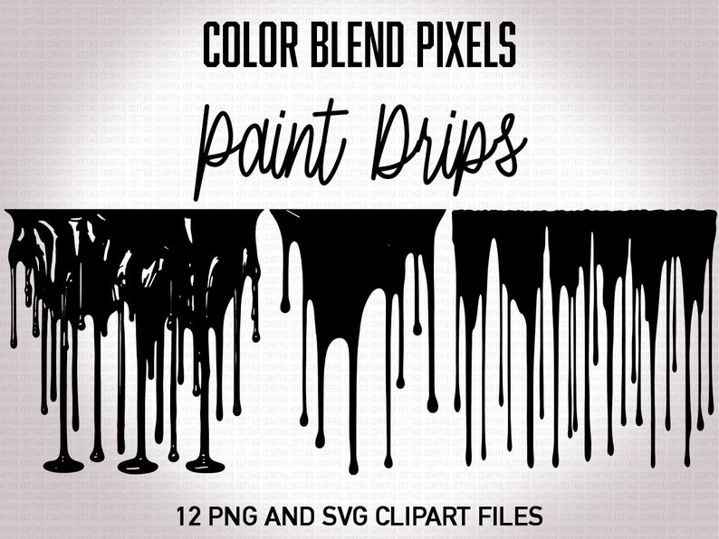 Paint Drip Png Clipart, Transparent Background, Dripping Borders ...