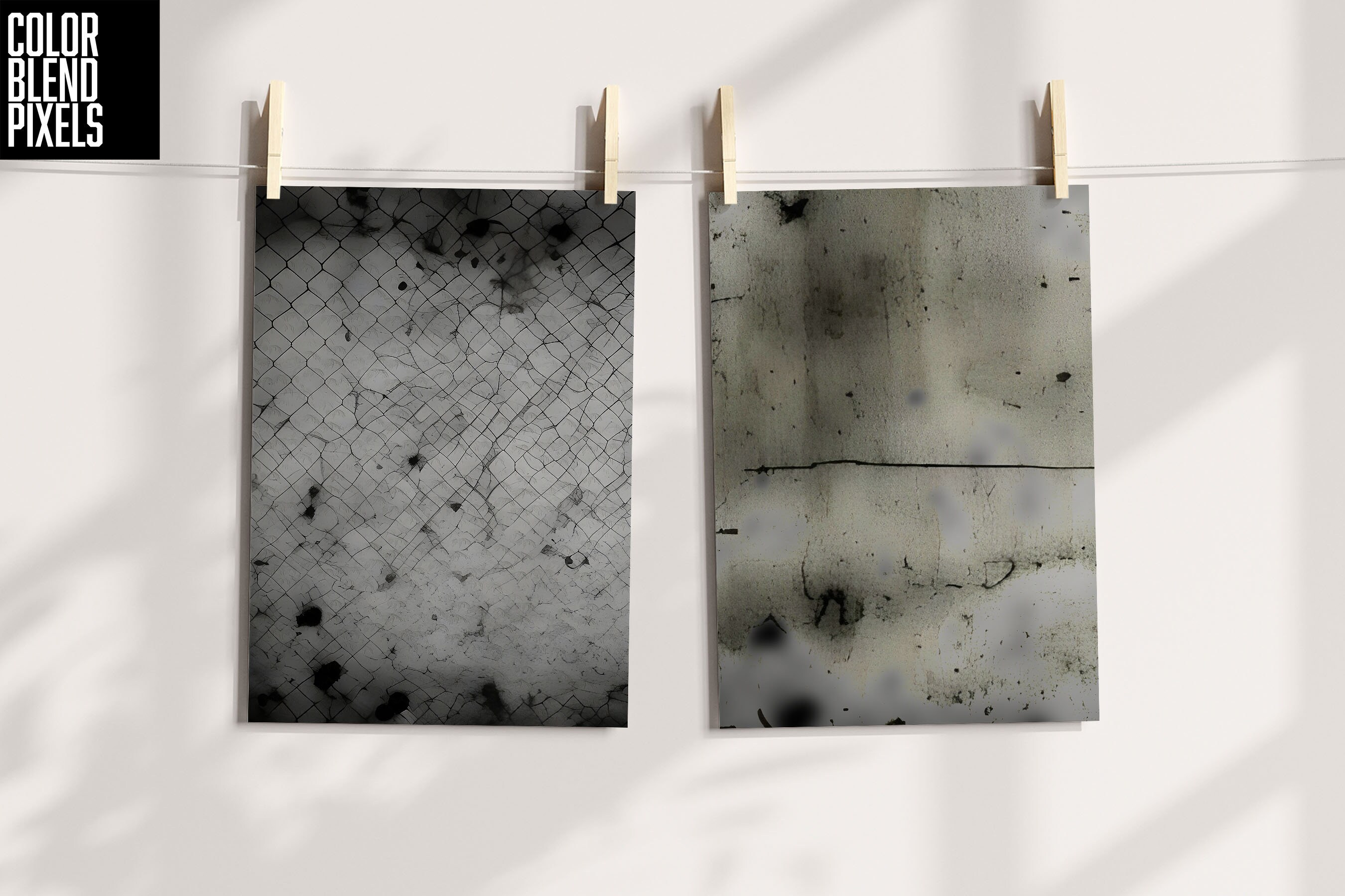 Grunge Texture Backgrounds Bundle - Instant Download Pack for Creative ...