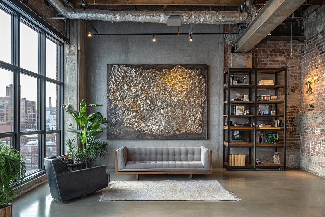 Industrial Chic Zoom Background for Remote Work, Teams, Google Meet - Etsy