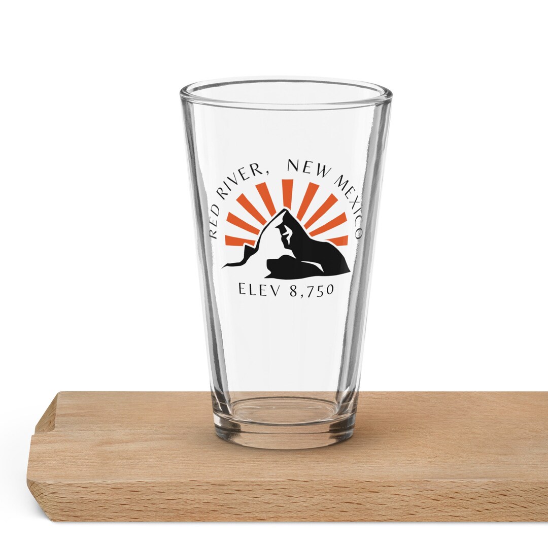 NEW! Red River New Mexico Pint Glass / Beer Wine Cocktail / 16 Oz / Cup ...