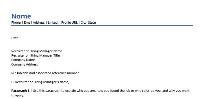 Modern Resume & Matching Cover Letter Templates - Etsy