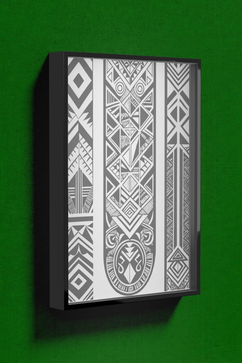 10 PNG Authentic Samoan Designs Unique Polynesian Art & Decor - Etsy