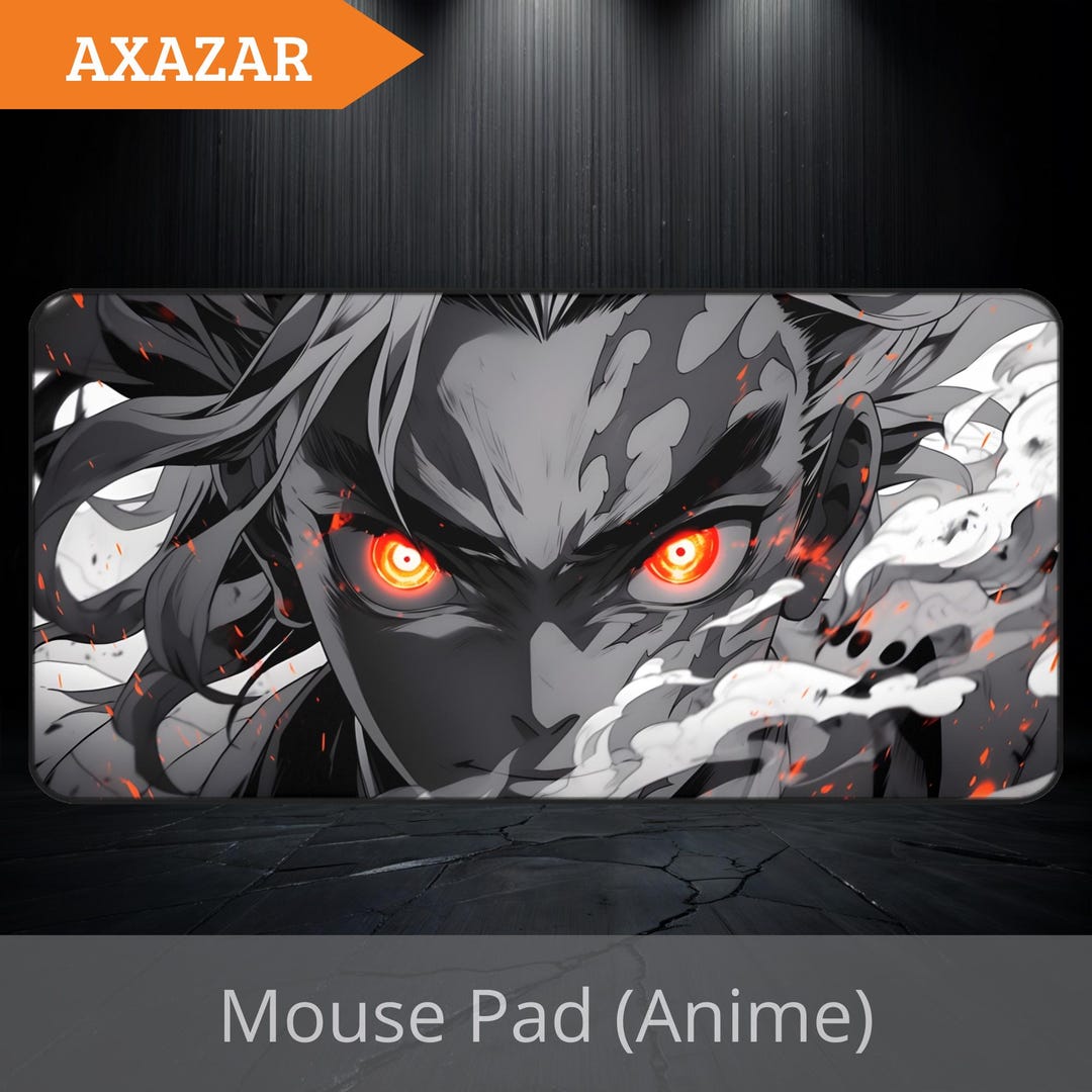 Rengoku, Demon Slayer, Anime Mouse Pad, Anime Gift, Desk Mat ...
